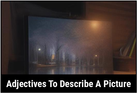 31 Adjectives To Describe A Picture